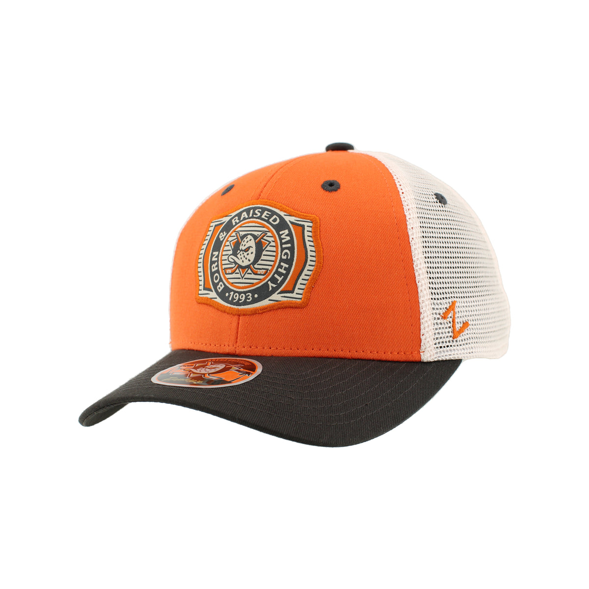 Born & Raised Badge Trucker Cap – Anaheim Team Store