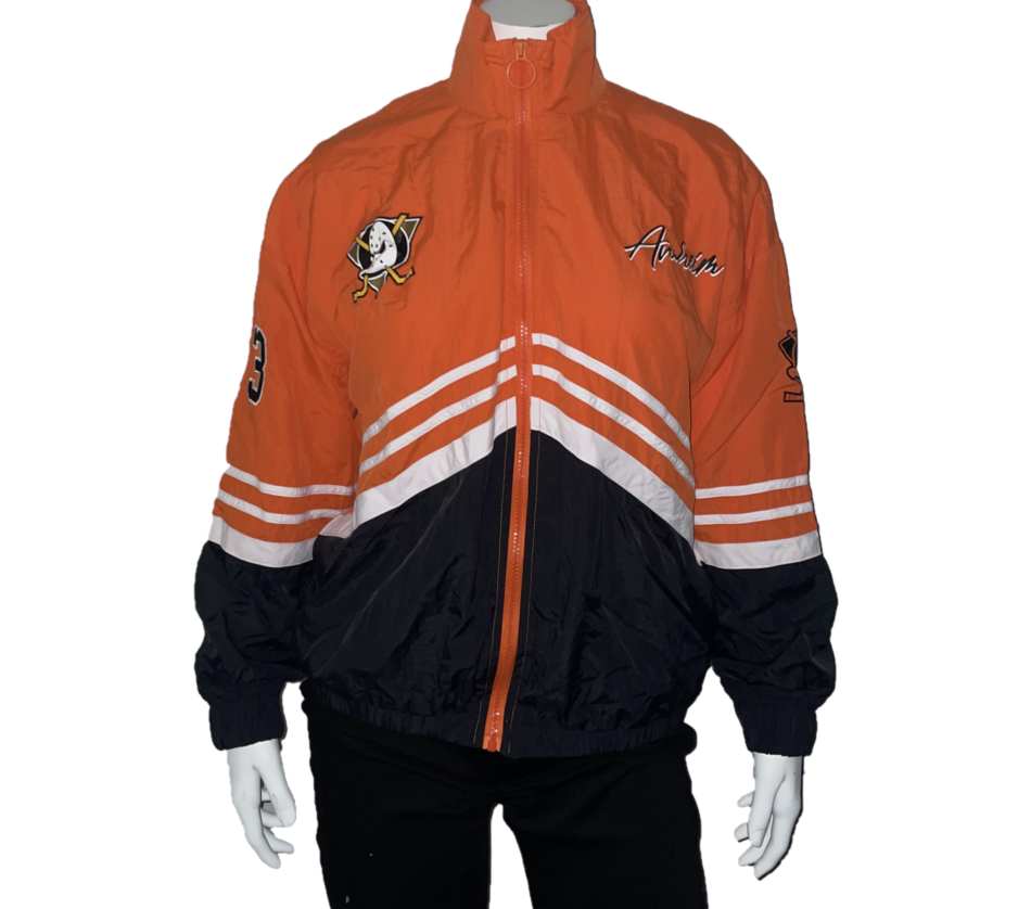 Womens MD Gold Vintage Wind Jacket – Anaheim Team Store
